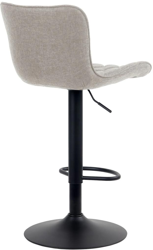 Barová židle Millom - látkové čalounění | taupe
