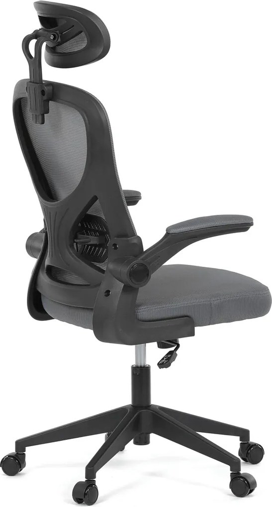 Ergonomická kancelářská židle ALEXANDRE - šedá síťovina