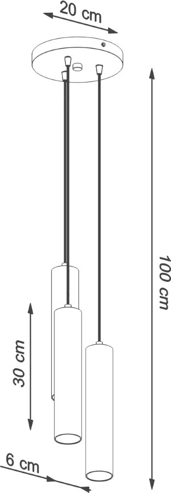 Sollux Lighting Závěsné svítidlo LINO 3P