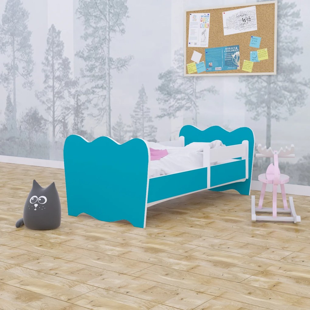 MAXMAX Dětská postel bez šuplíku 140x70cm CLASSIC
