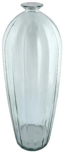 San Miguel VIDRIOS SAN MIGUEL !RECYCLED GLASS! Váza z recyklovaného skla "ETNICO" průhledná, v.56 cm, průhledná