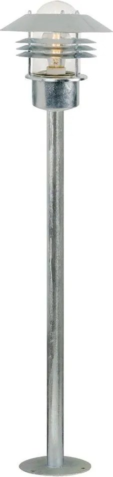 NOR 25118031 Venkovní sloupkové svítidlo Vejers 1x60W E27 galvanizovaná čirá - NORDLUX