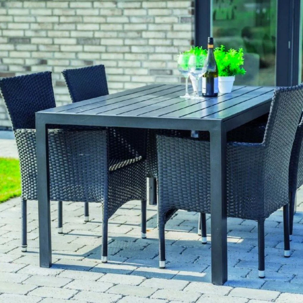 Vikio Zahradní jídelní set pro 4 osoby DT257-140 antracit