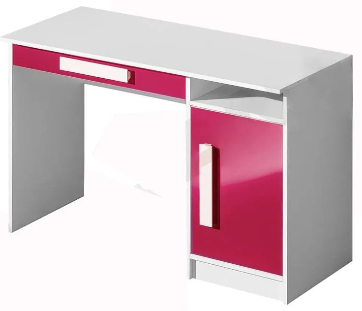 Guliver - psací stůl 9 - růžová