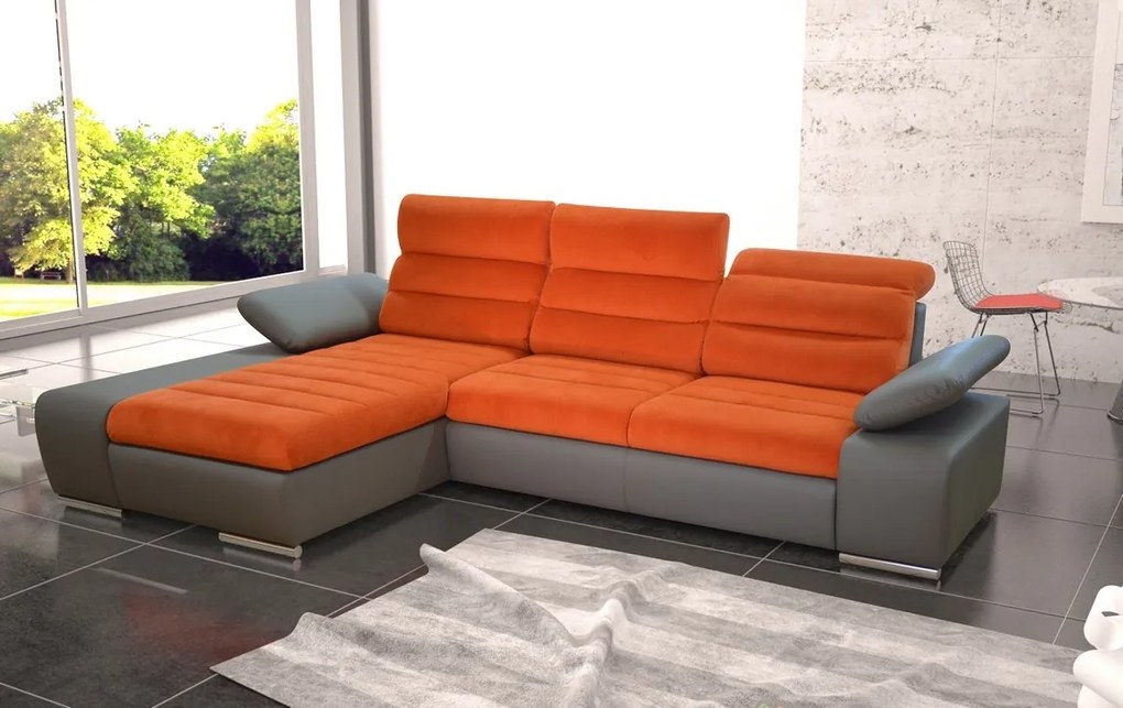 Casarredo - Komfort nábytek Rohová sedací souprava ISLAND, rozkládací s úložným prostorem, výběr látek SK2