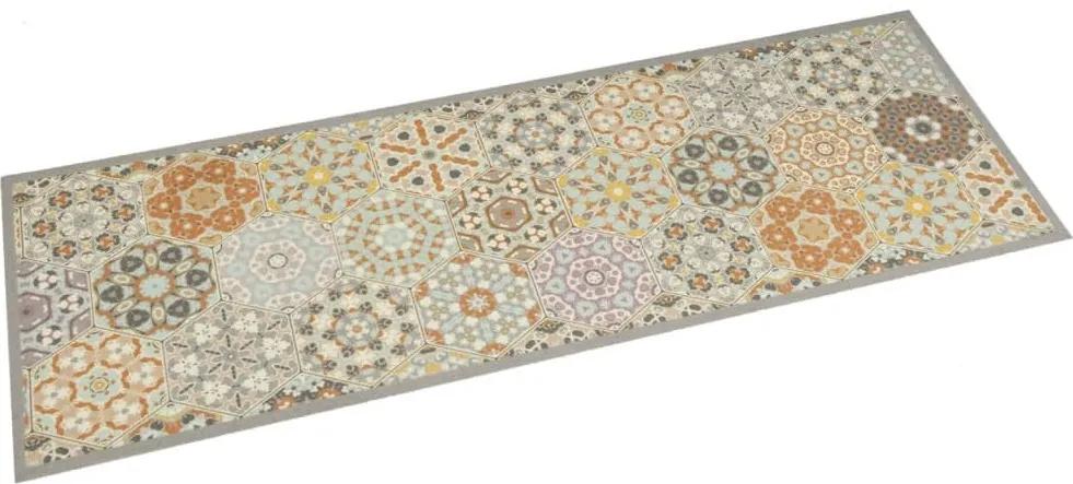 vidaXL Kuchyňský koberec omyvatelný Vaření 60 x 180 cm samet [136547] Barva: pepper