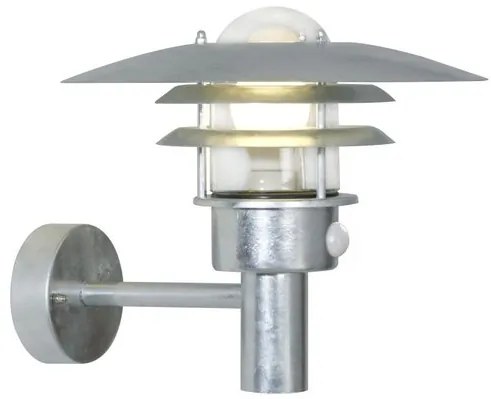 Nordlux Lonstrup Sensor - O22cm, galvanizace, se senzorem