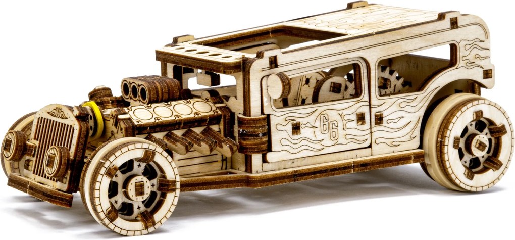 3d puzzle hot rod