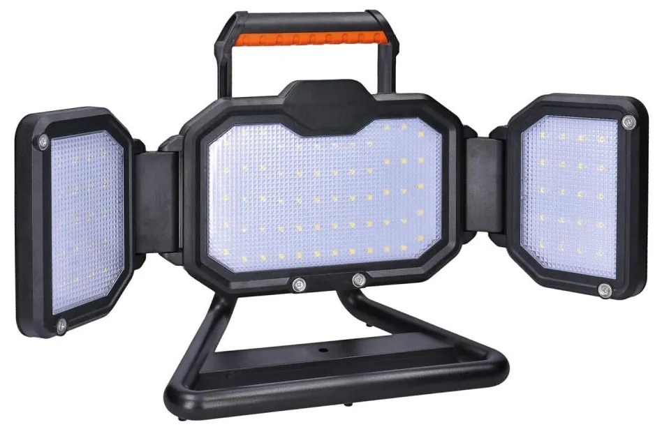 Solight WM-50W-RE-LED Stmívatelný nabíjecí reflektor LED/50W/12000mAh 4000K IP54