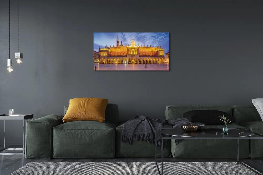 Obrazy na plátně Krakov Cloth sunset 140x70 cm