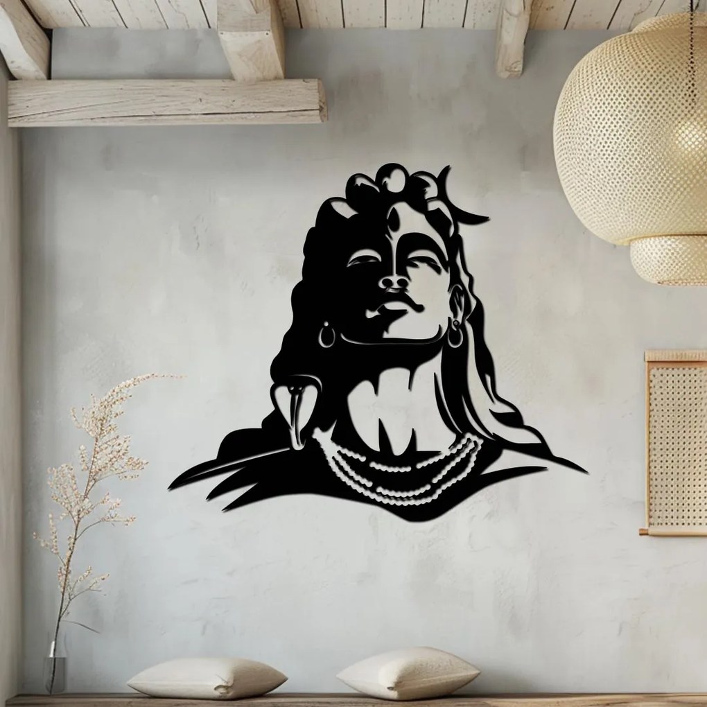 dřevo života Dřevěný obraz SHIVA Zvolte rozměr (cm): 40x34, Zvolte barvu dekoru: Ořech