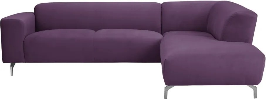 Fialová rohová pohovka Windsor & Co Sofas Orion pravý roh