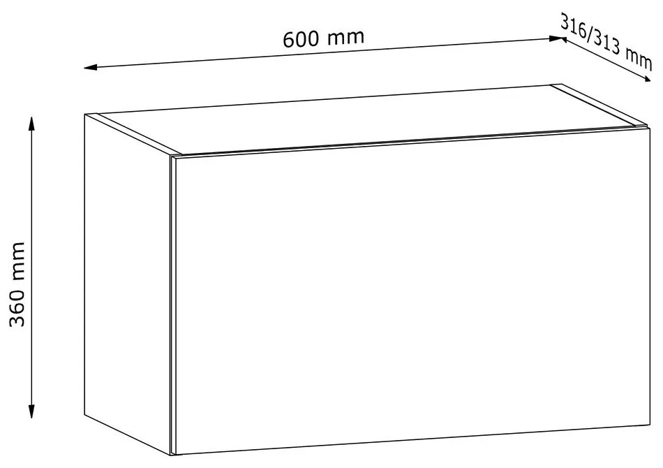 Kuchyňská linka LANGEN ap | 240 cm | PUSH OPEN | artisan