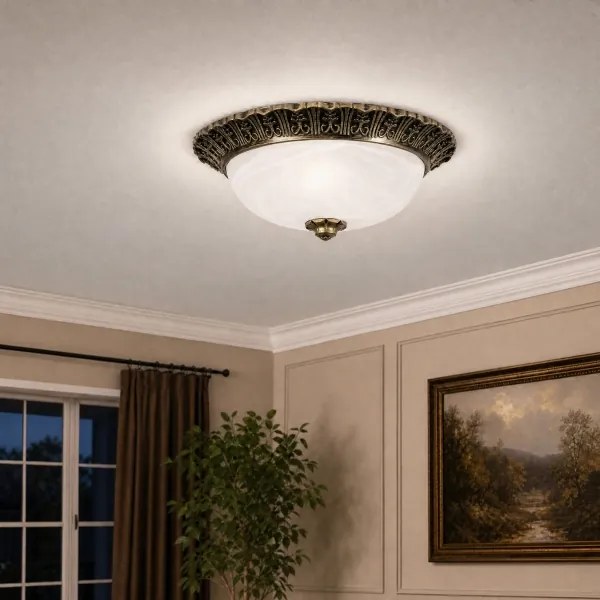 BRILAGI - Stropní svítidlo FRESCO 2xE27/40W/230V pr. 30 cm zlatá