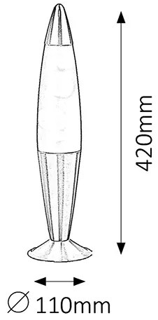 RABALUX Dekorativní lávová lampa LOLLIPOP 2 004108