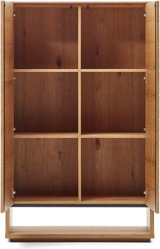 Skříňka v dekoru dubu v přírodní barvě 100x163,5 cm Alguema – Kave Home