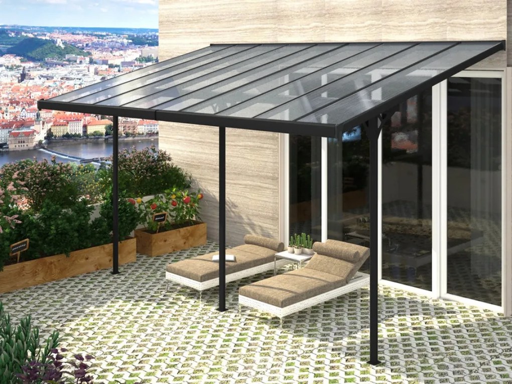 ROJAPLAST Pergola - BRUCE H, více variant na výběr Barva: šedá