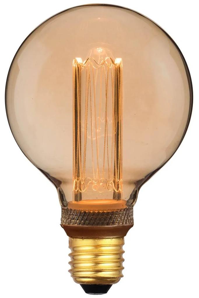 Stmívatelná zlatá LED žárovka NORDLUX Retro 2,3 W a 3,5 W 1800 K - 3,5 W LED, 120 lm, 95 mm, 144 mm