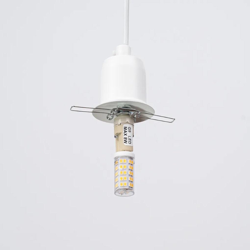 Sollux Lighting Závěsné svítidlo HYPERION 1 bílé