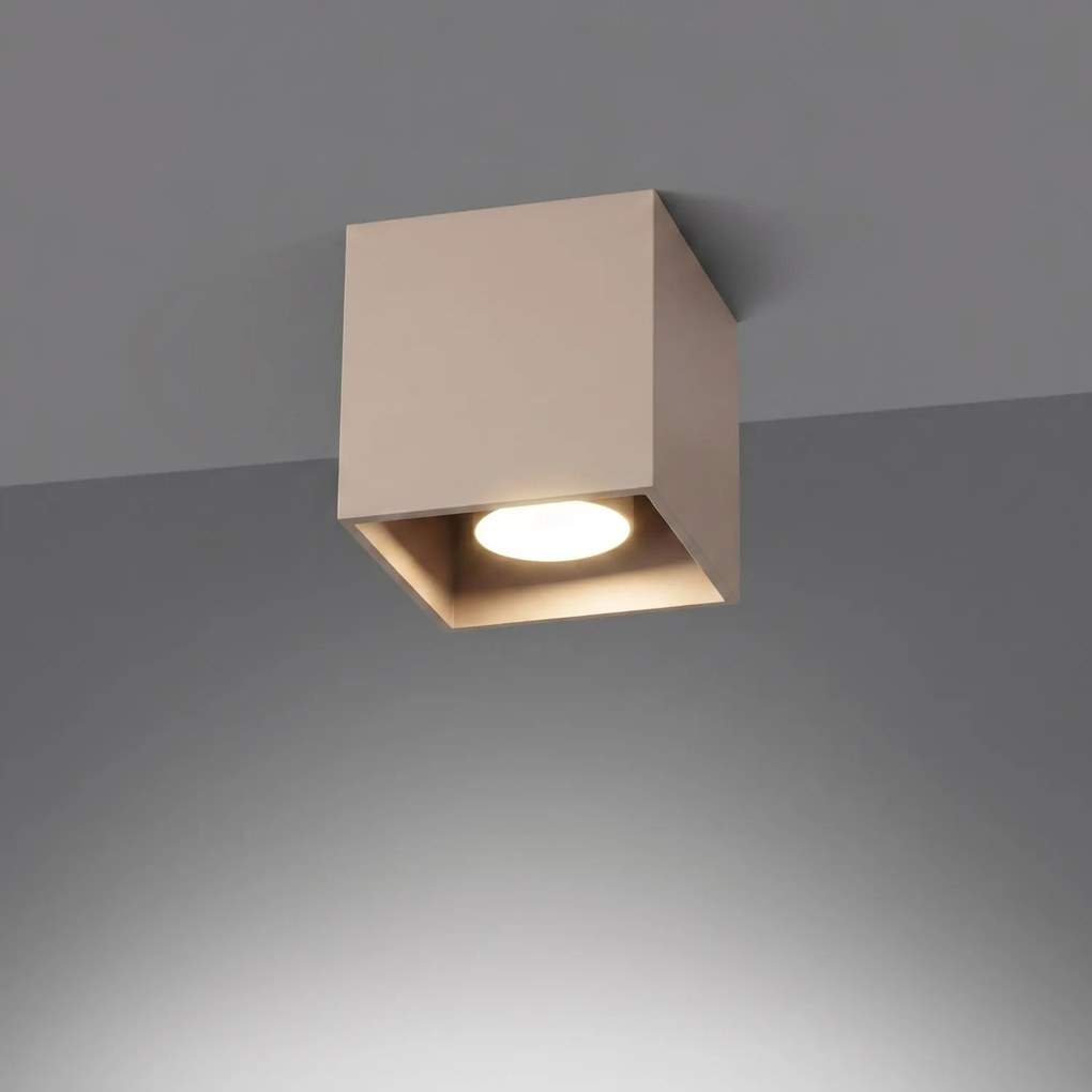 Sollux Lighting Stropní svítidlo QUAD 1 taupe