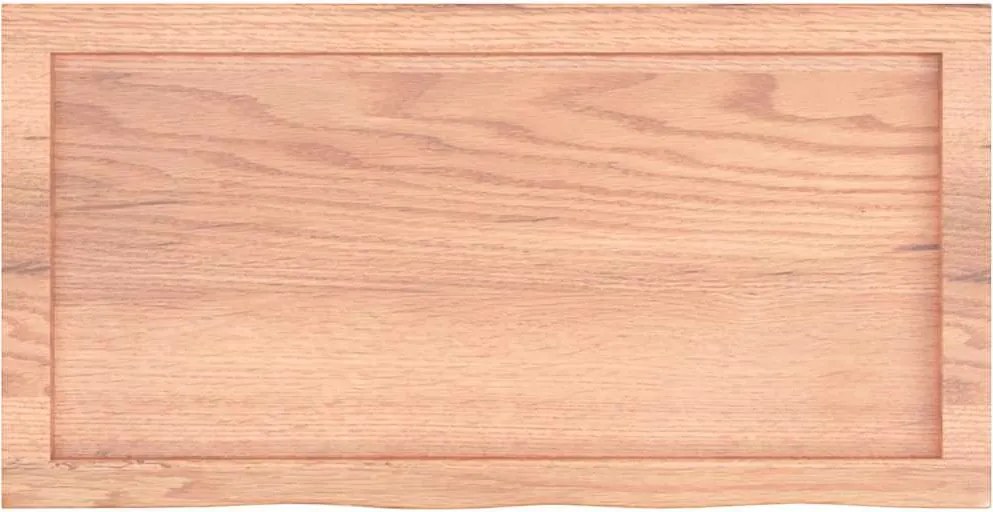 Koupelnová deska hnědá 80x40x(2-4) cm ošetřený masivní dřevo 3156117