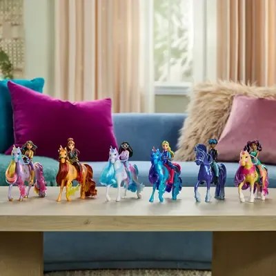 SPIN MASTER Figurky Unicorn Academy Ava a Leaf / Jednorožec s hřívou,