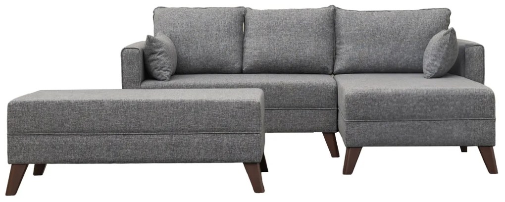 Atelier del Sofa Rohová sedací souprava Bella Corner Sofa Right 2, Šedá