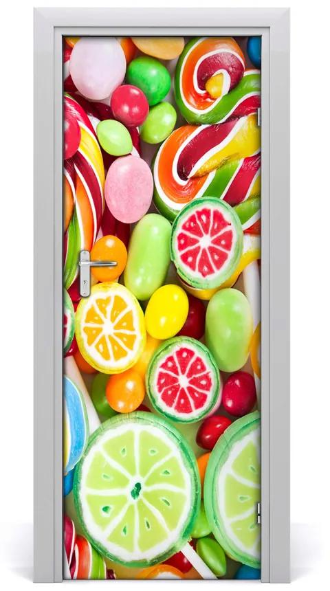 Fototapeta na dveře samolepící barevné sladnosti 75x205 cm