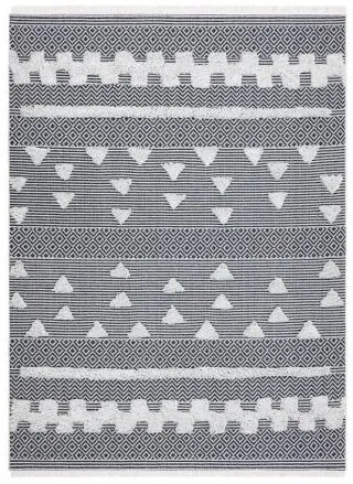 koberec ECO SISAL BOHO MOROC Geometrický 22321 střapce dvě úrovně r velikost 136x190 cm | krásné koberce cz