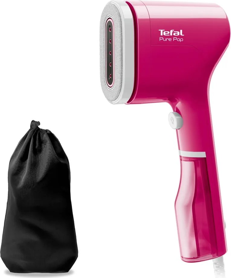 Růžový napařovač oděvů Pure POP DT2023F0 – Tefal