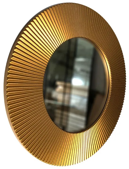 Amadeus Kulaté zrcadlo SLUNCE 50cm Bronzová barva