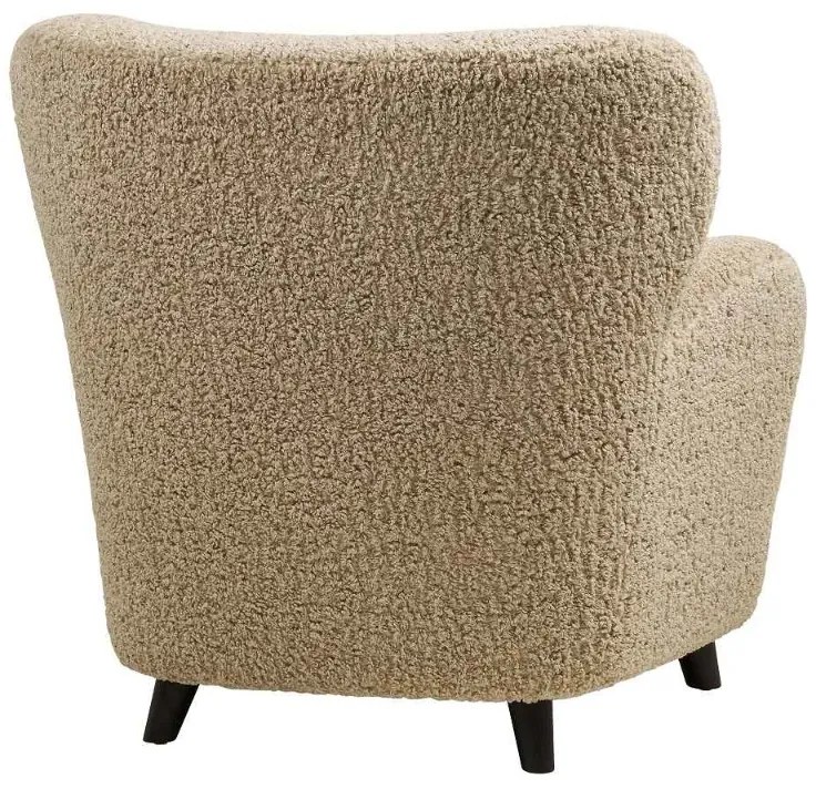 Designové křeslo Uruchillay světle hnědé