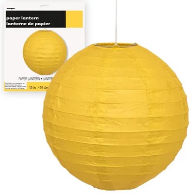 Lampion žlutý 25cm