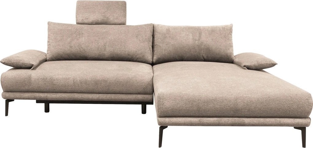 XXXLutz ROHOVÁ SEDAČKA, textil, béžová MID.YOU - Sedací soupravy - 001574003003