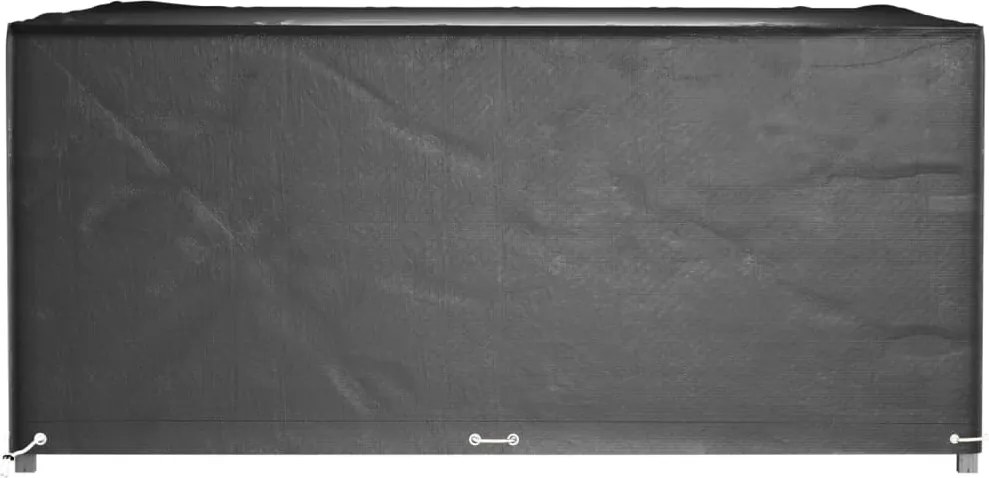 Plachty na zahradní nábytek 2 ks 16 oček 205x205x90 cm čtverec 3155350