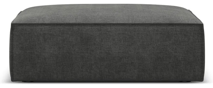 Šedá žinylková podnožka Vanda – Mazzini Sofas