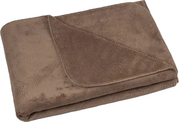Bellatex Přikrývka Korall micro 75x100 cm kávová