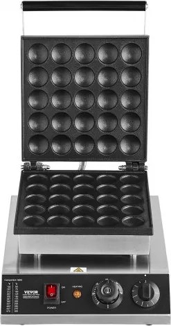 25PCS 43 mm Mini holandský palačinkář komerční Dorayaki Baker 1700 W