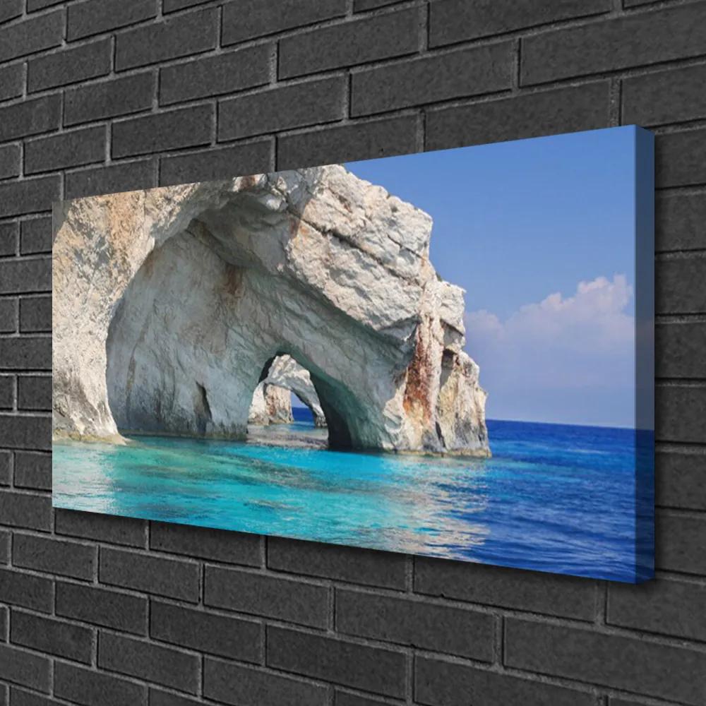 Obraz na plátně Moře Jezero Voda Krajina 125x50 cm