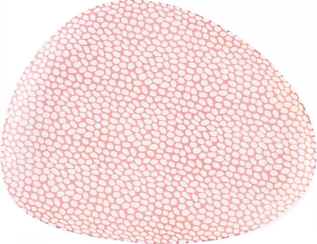 Lunasol - Talíř mělký trojúhelníkový skin / bílý 25,5 cm - Flow (491187)
