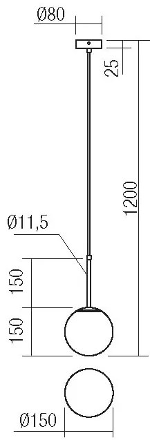 Smarter Závěsné svítidlo NIVA, opálové sklo, ø15cm, 1xE14