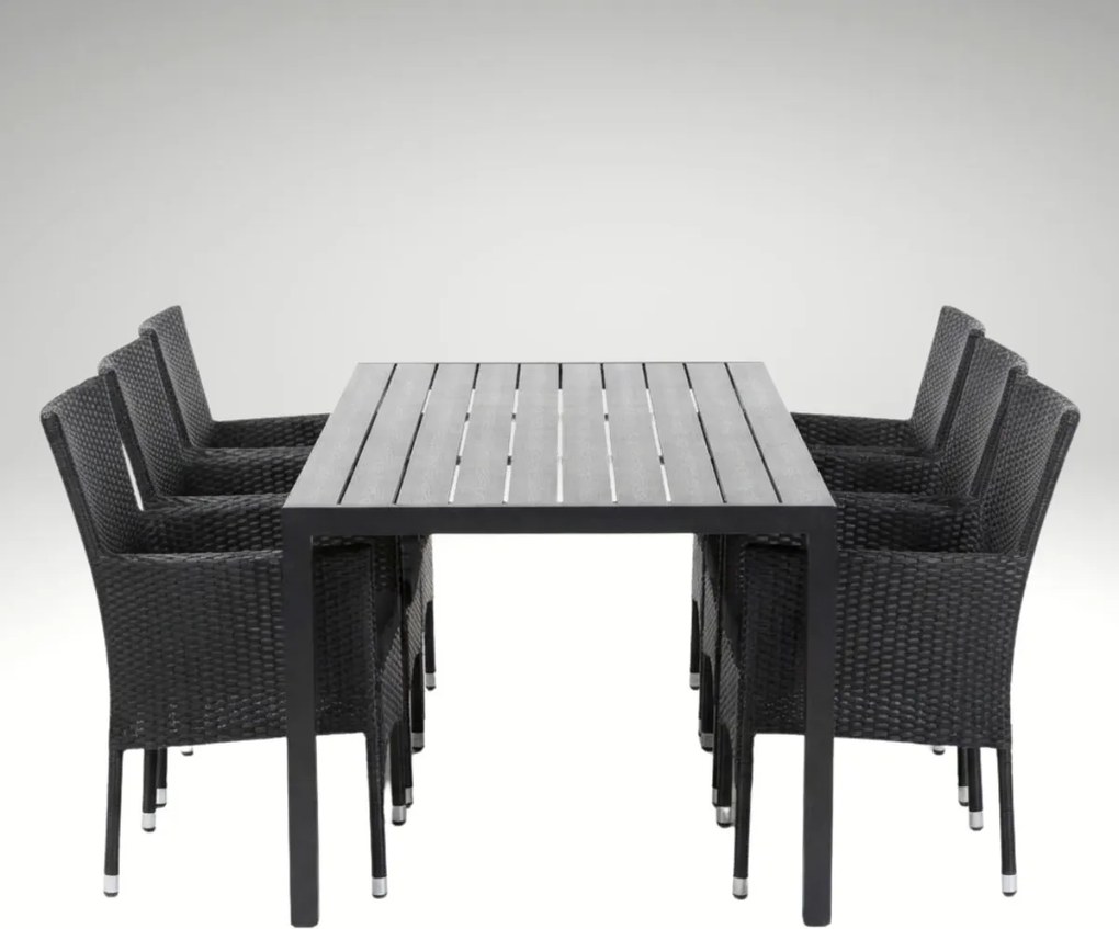 Vikio Zahradní jídelní set 180x90 cm pro 6 osob DT252