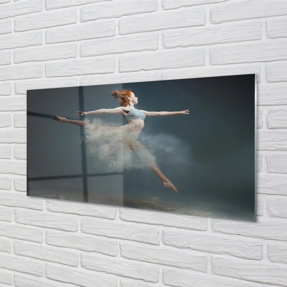 akrylový obraz balerína kouř 125x50 cm