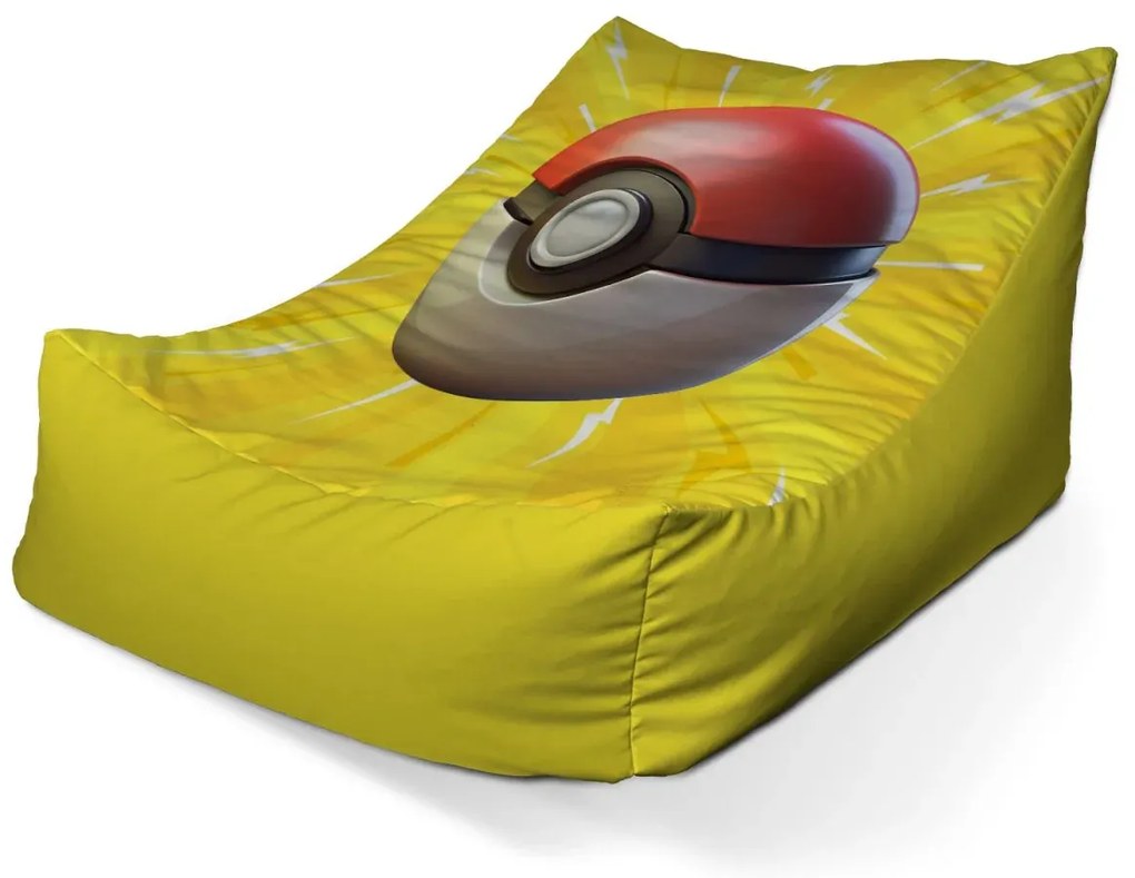 Sablio Sedací vak Lounge Pokemon ball Exploze - 120 x 100 x 80 cm