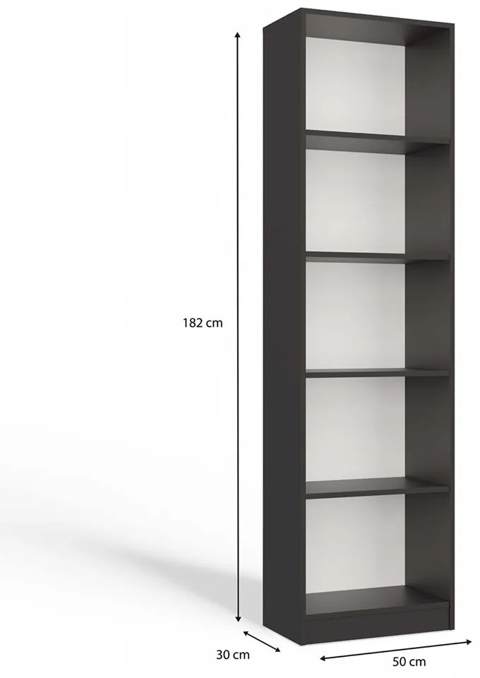 Regál R50 antracit