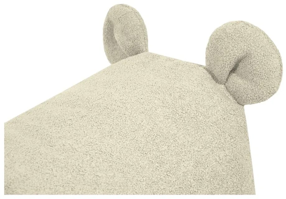 Hnědý dětský sedací vak z textilie bouclé Snug 130 Bear – SLOWDOWN