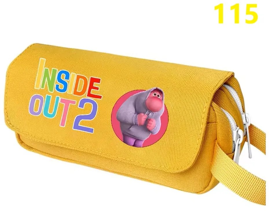 Dětský školní penál V hlavě 2 (Inside Out 2) Barva: žlutá 115