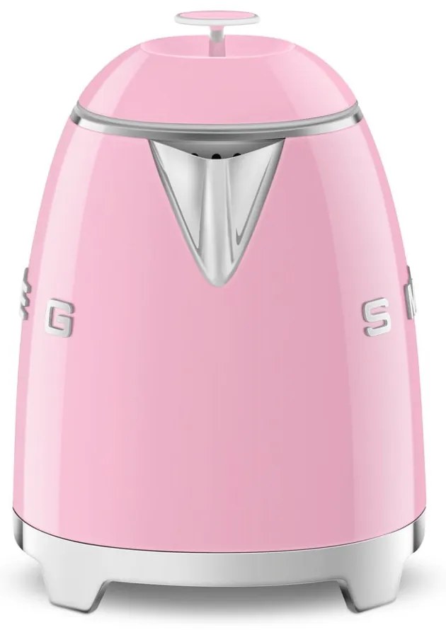 Růžová rychlovarná konvice z nerezové oceli 800 ml Retro Style – SMEG