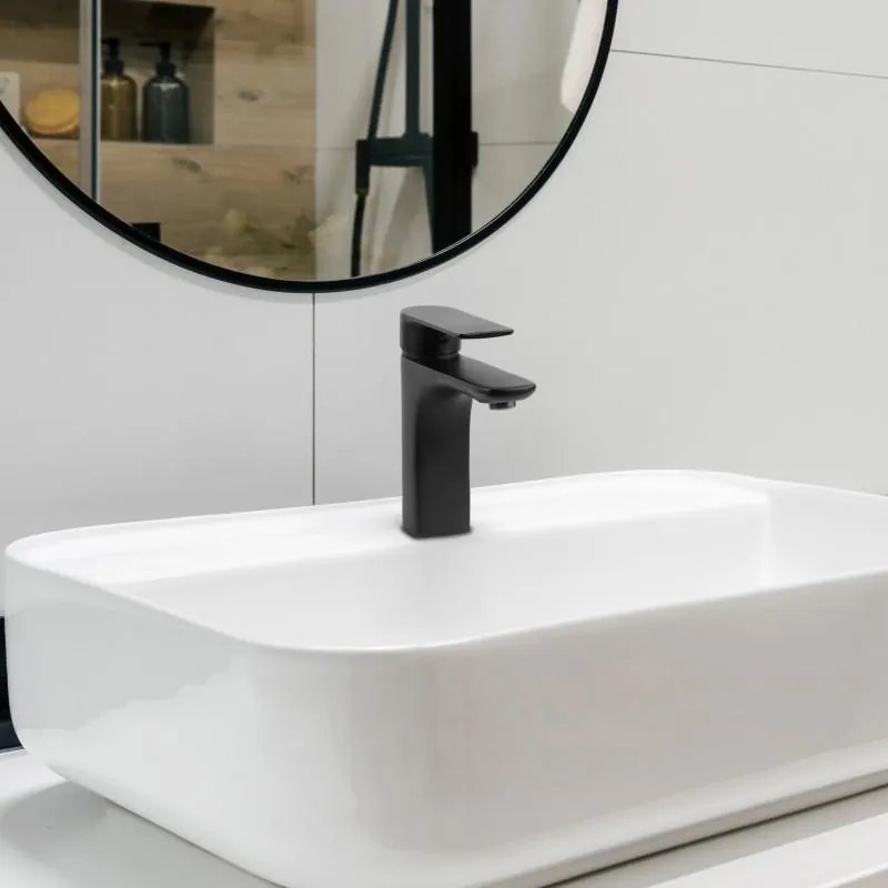 Erga Remi, umyvadlová baterie h-150, černá matná, ERG-YKA-BU.REMI24-BLK