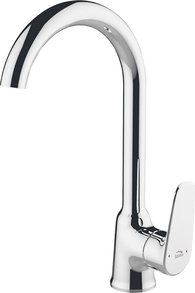 Laveo Rondo, kuchyňská baterie stojící h-302, chromová, LAV-BLX_068D